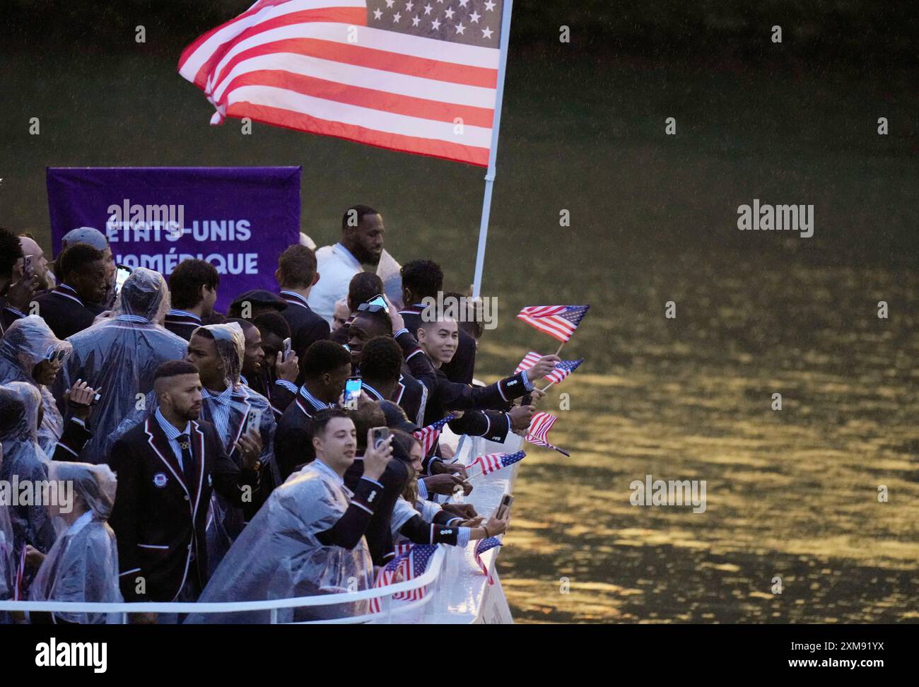 Lebron james opening ceremonies paris hi-res stock photography and ...