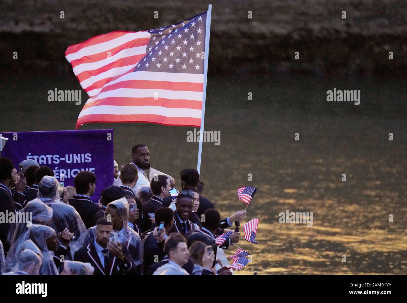 Lebron james opening ceremonies paris hi-res stock photography and ...