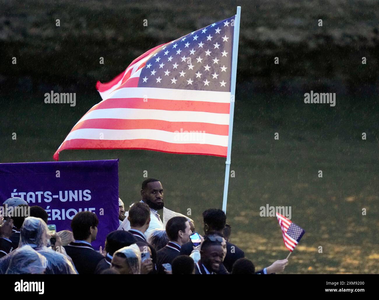 Lebron james opening ceremonies paris hi-res stock photography and ...