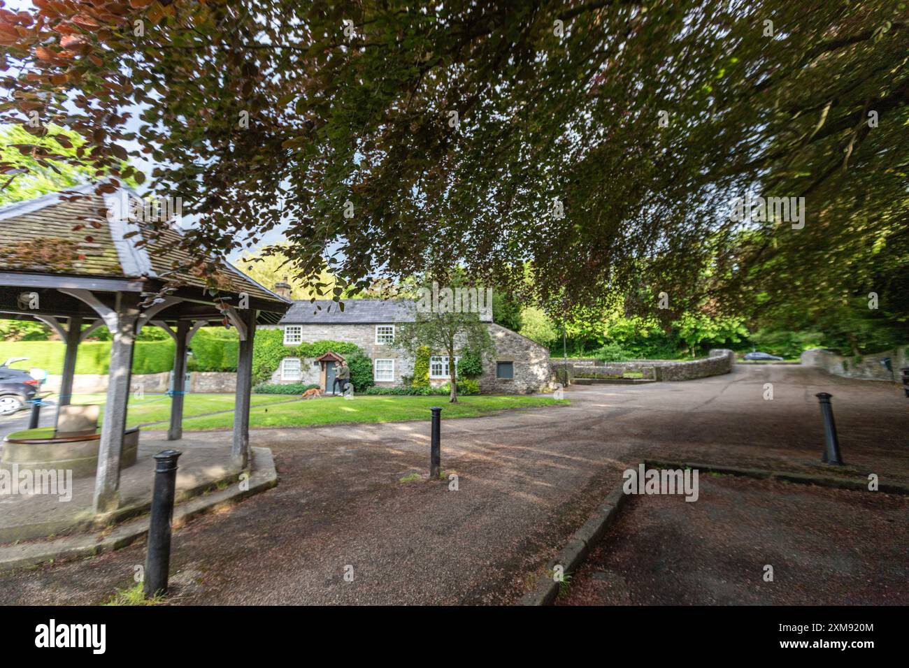 The Sheepwash Bridge, Ashford-in-the-Water village civil parish in the ...