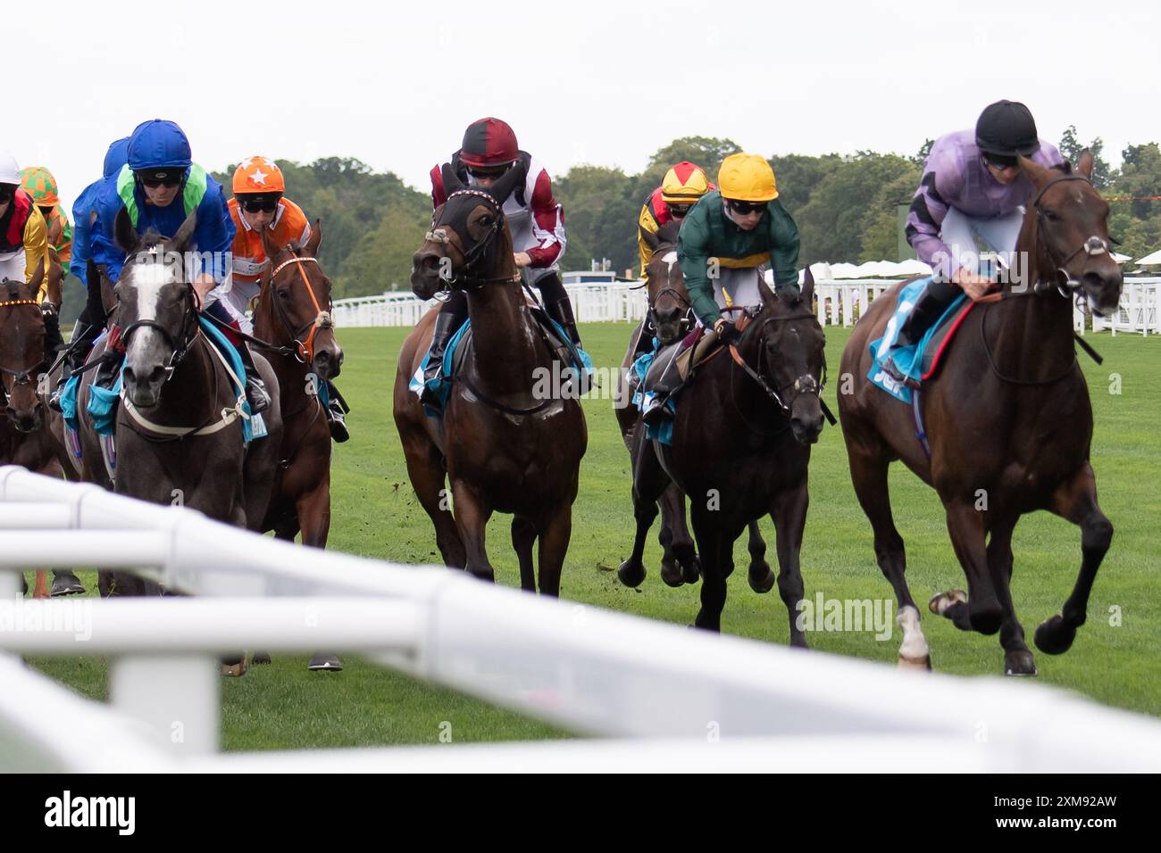 Ascot, Berkshire, UK. 26th July, 2024. Horse Tactician ridden by jockey ...