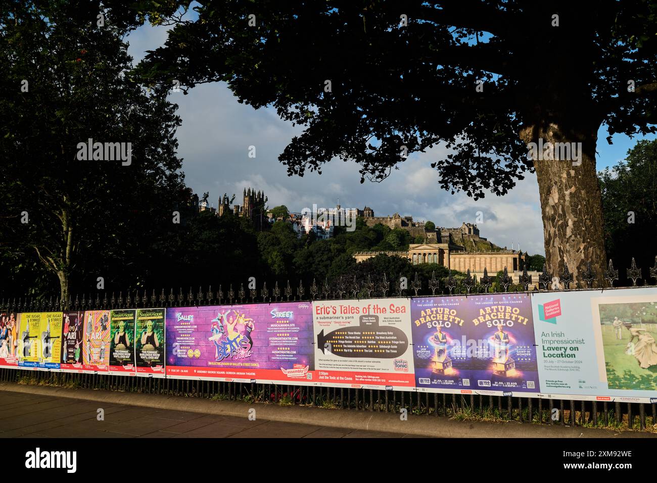 Edinburgh Scotland, UK 26 July 2024. General view of the Edinburgh ...
