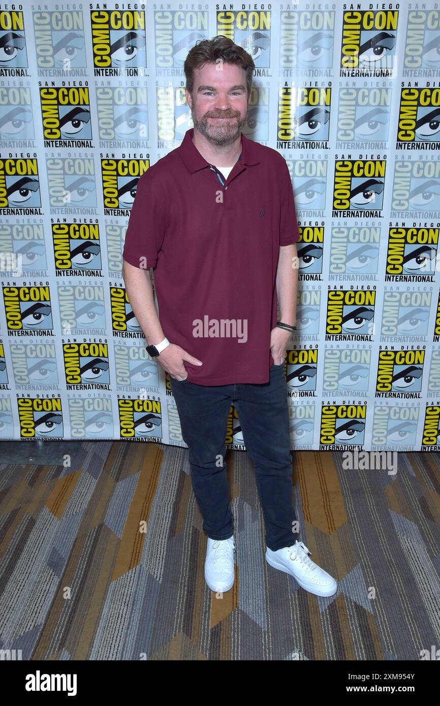 Ryan Parrott beim Photocall zur Comic-Reihe Massive-Verse auf der San ...