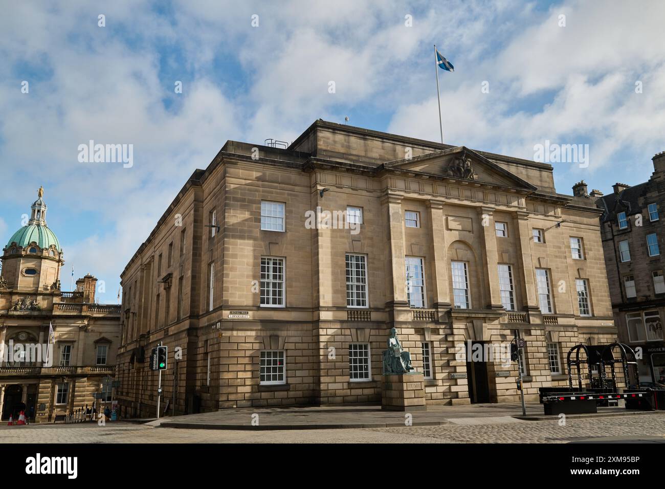 Edinburgh Scotland, UK 26 July 2024. General view of the High Court ...