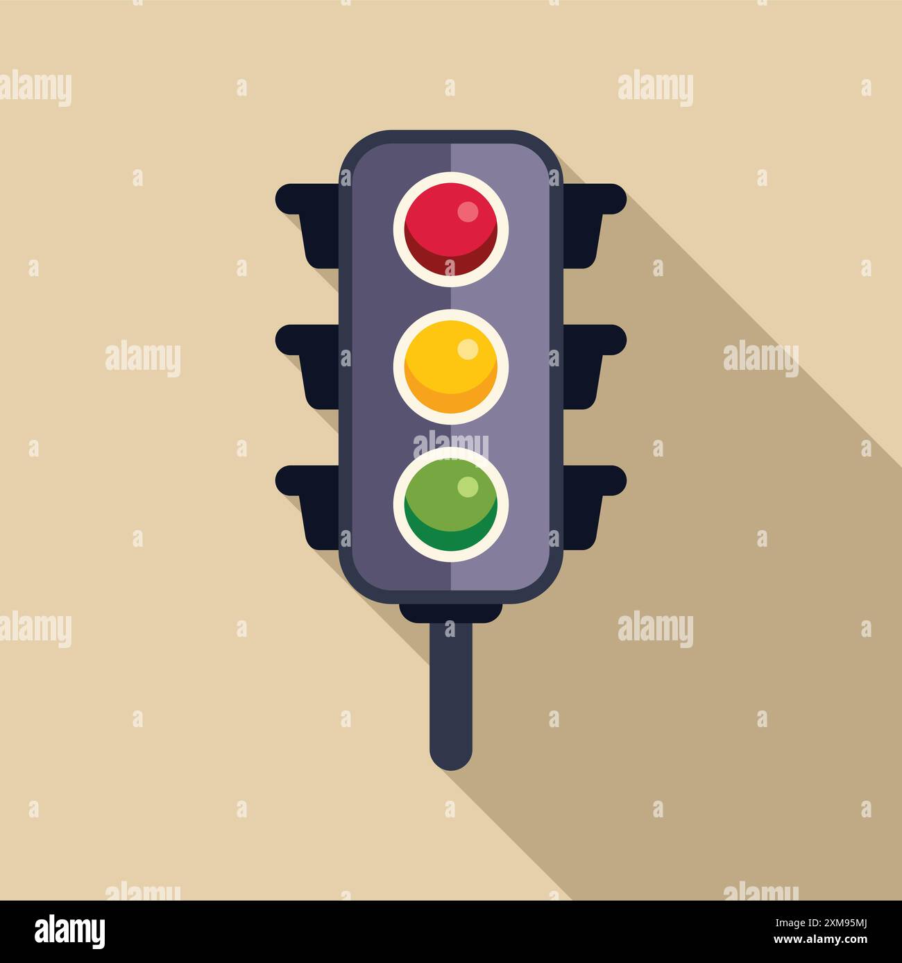 Traffic light is showing the green light, giving permission to proceed ...