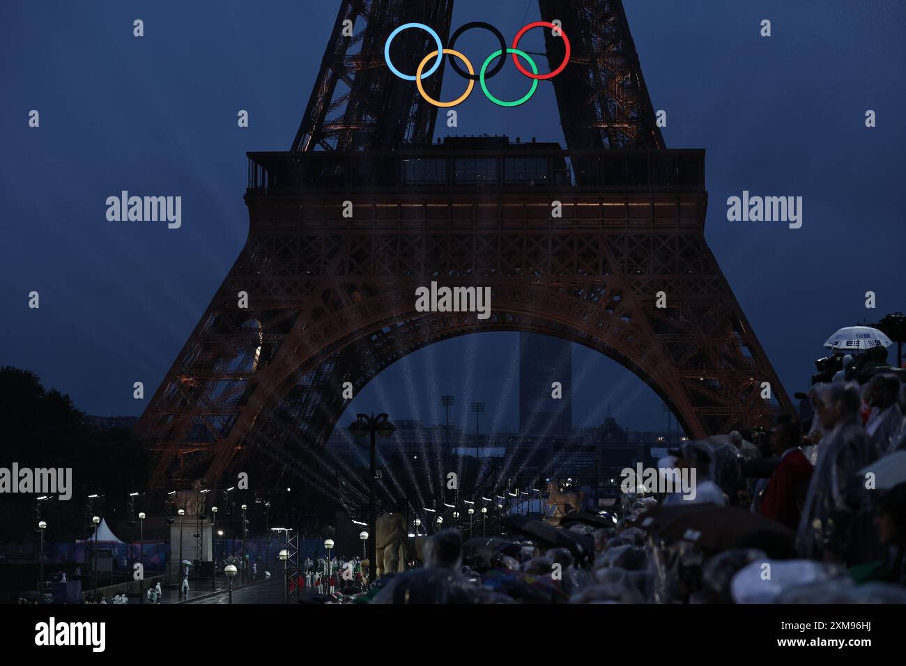 Paris, France. 26th July, 2024. Olympia, Paris 2024, opening ceremony ...
