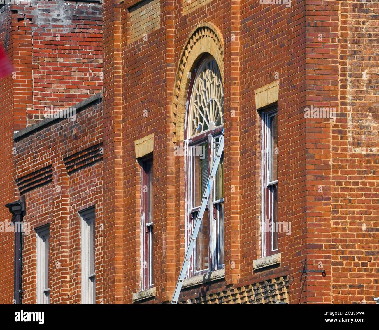 Historic building, downtown, Jonesborough, Tennessee, is receiving ...