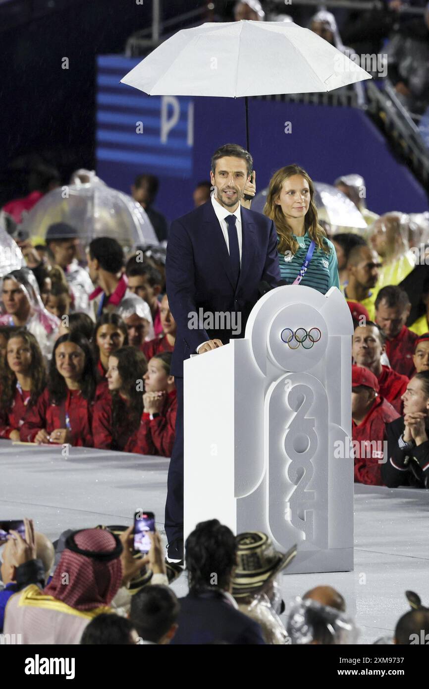 Paris, France. 26th July, 2024. Tony Estanguet pictured during the ...