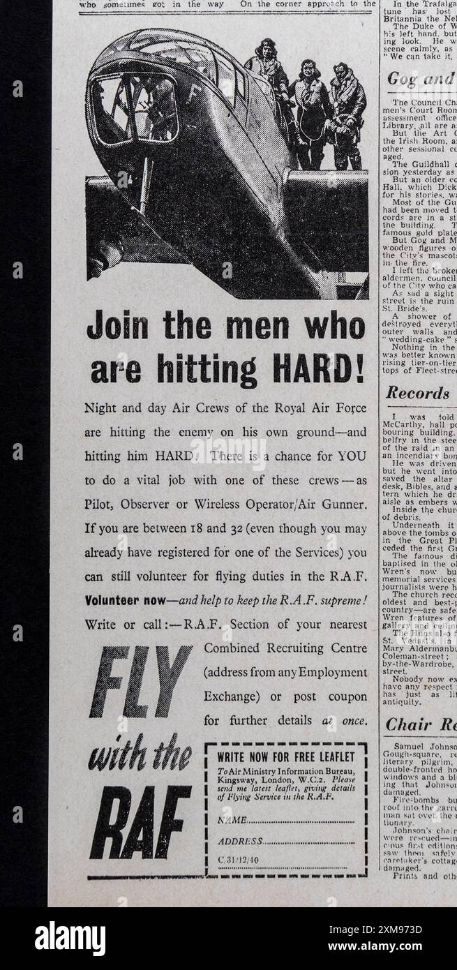 Raf recruitment hi-res stock photography and images - Alamy