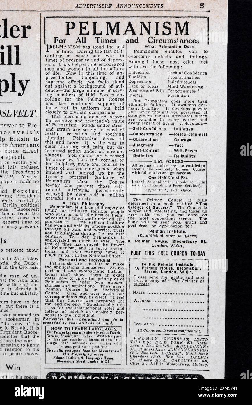 Pelmanism hi-res stock photography and images - Alamy