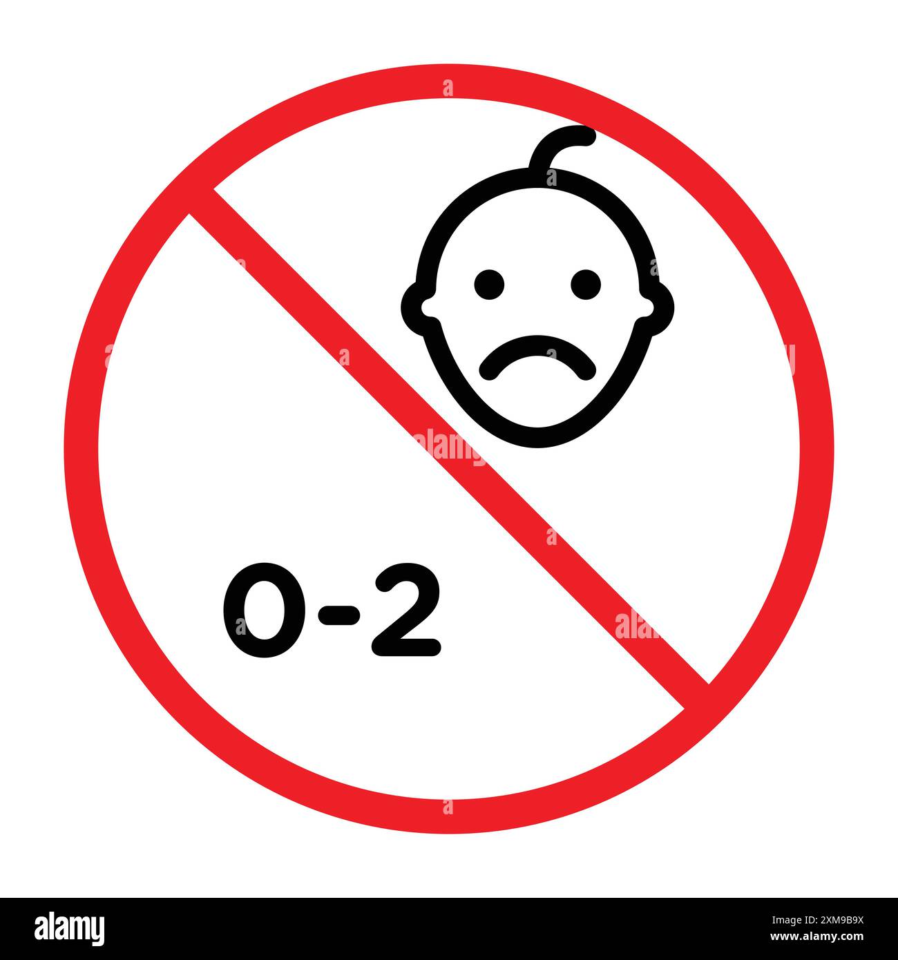 Age restriction sign for child icon linear logo mark set collection in ...