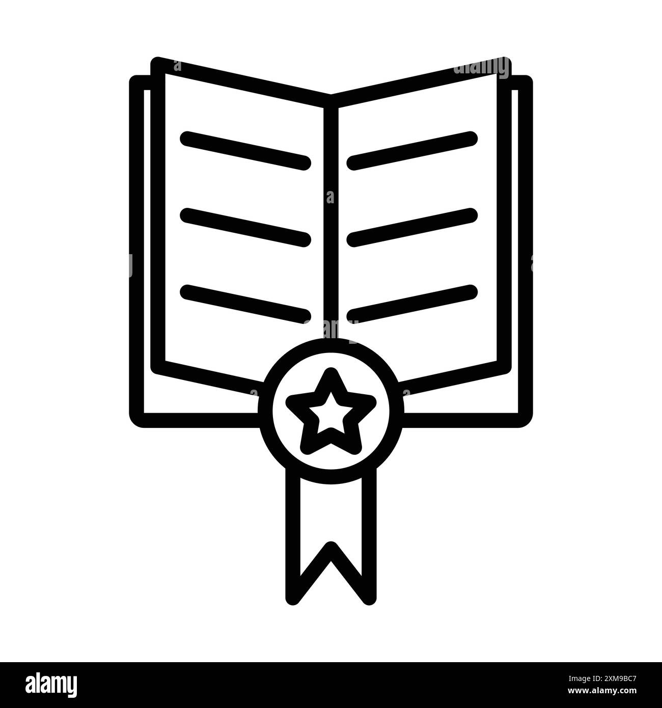 best seller book icon linear logo mark set collection in black and ...