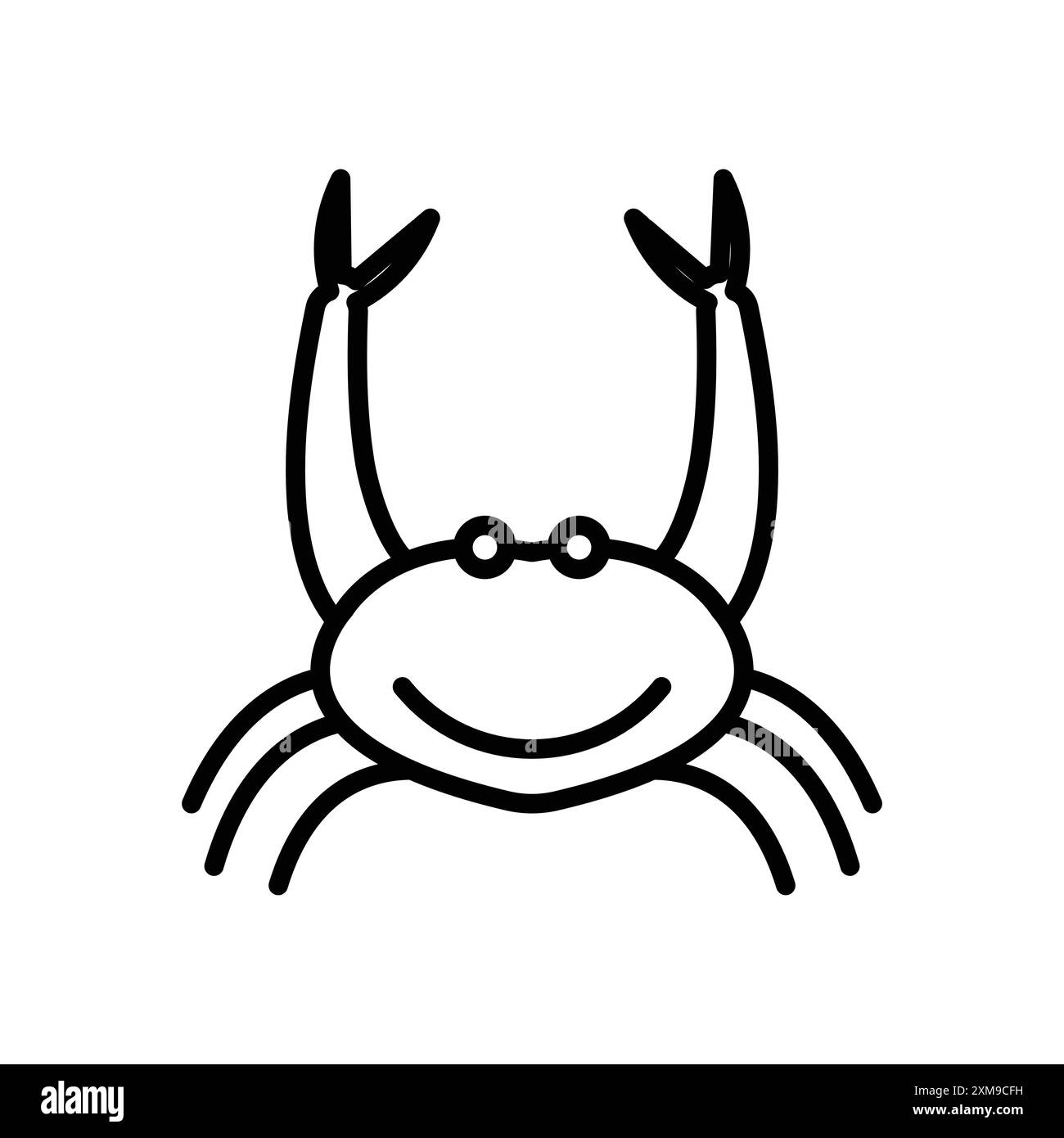 Crabs in water Black and White Stock Photos & Images - Alamy