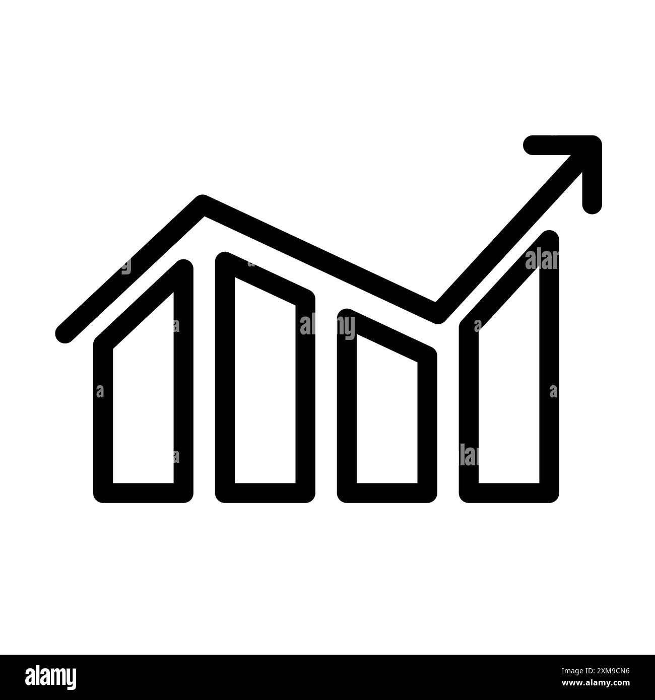 Bar chart 2 vector vectors hi-res stock photography and images - Alamy