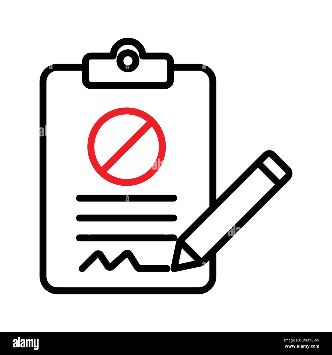 Document petition icon linear logo mark set collection in black and ...