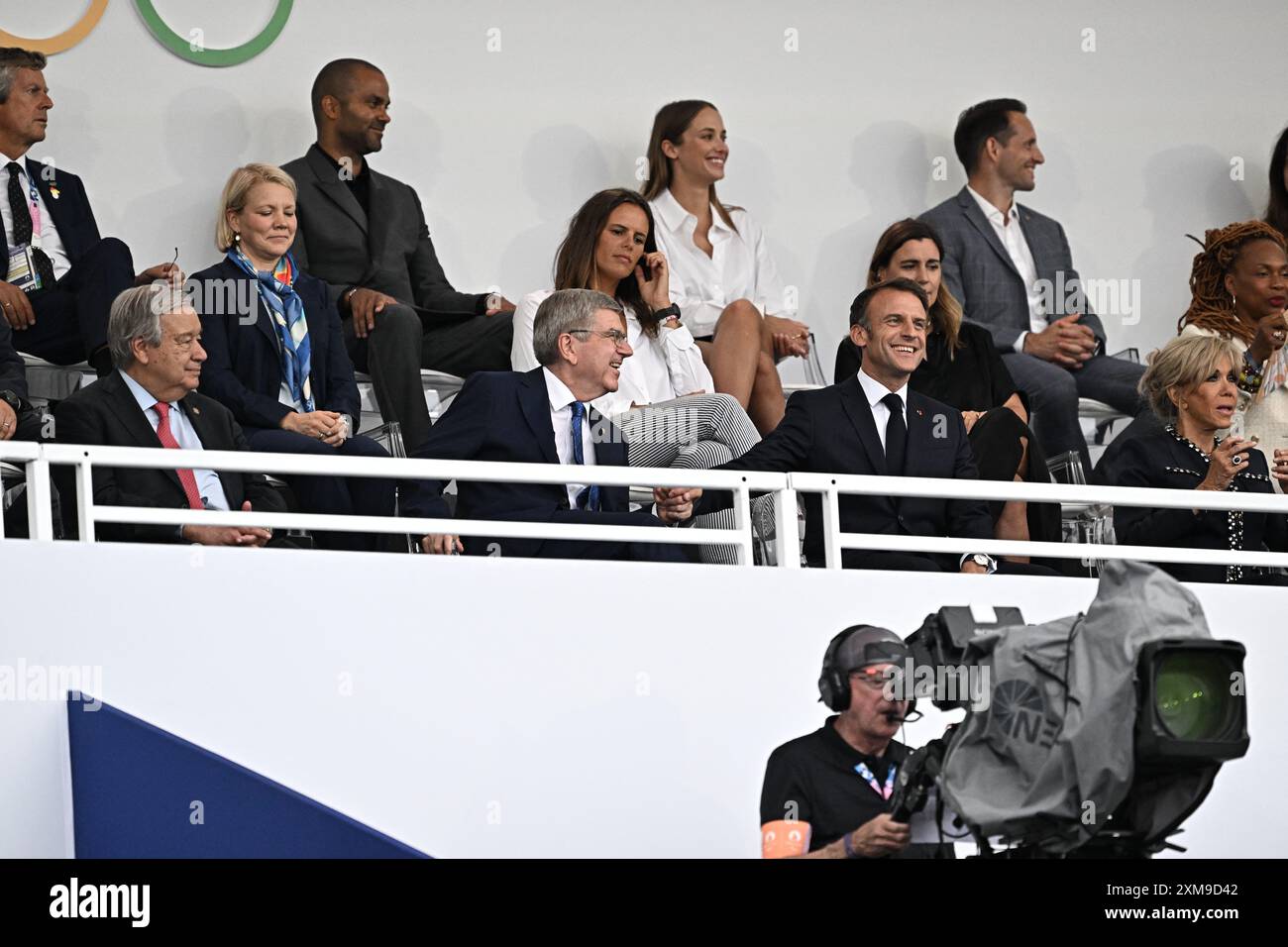 Paris, France. 26th July, 2024. Opening Ceremony 2024 Olympic summer ...