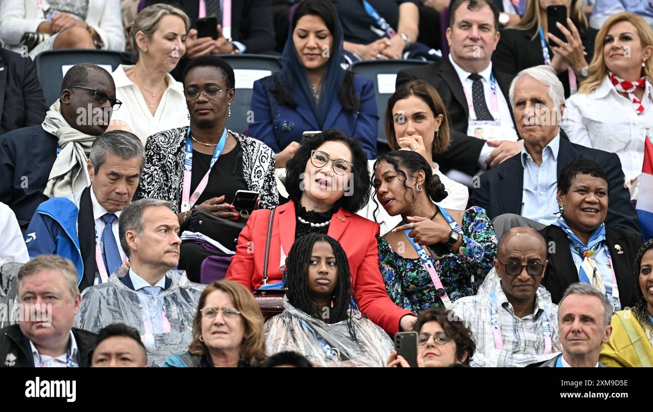 Paris, France. 26th July, 2024. Opening Ceremony 2024 Olympic summer ...