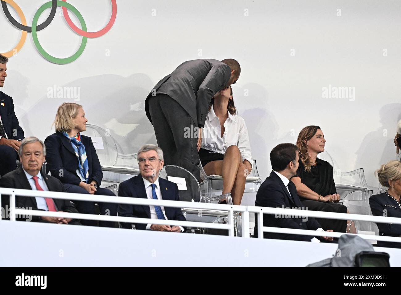Paris, France. 26th July, 2024. Opening Ceremony 2024 Olympic summer ...