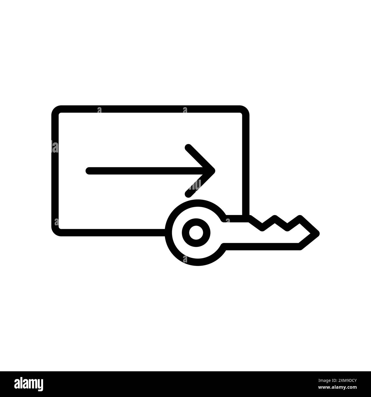 Keycard door Black and White Stock Photos & Images - Alamy