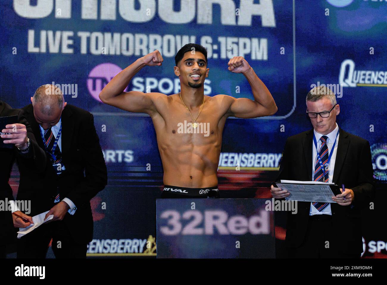 LONDON, UNITED KINGDOM. 26 Jul, 24. Umar Khan during Joyce vs Chisora ...