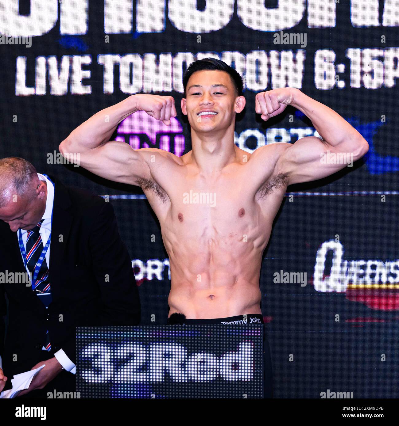 LONDON, UNITED KINGDOM. 26 Jul, 24. Brandun Lee during Joyce vs Chisora ...