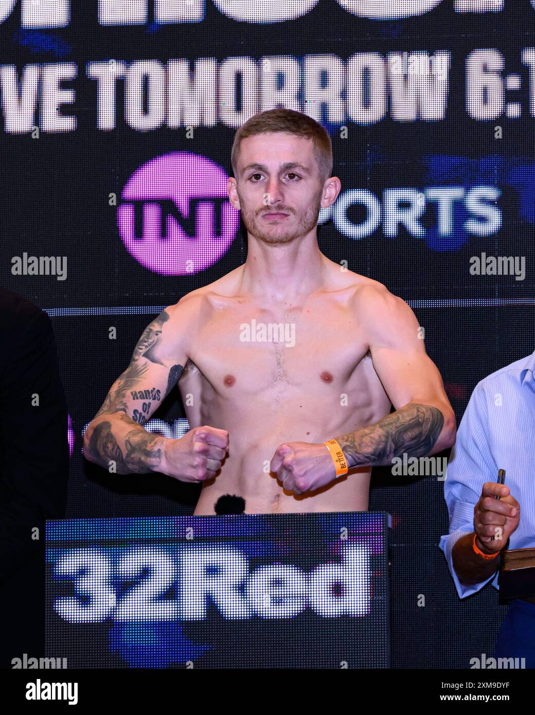 LONDON, UNITED KINGDOM. 26 Jul, 24. Ryan Garner during Joyce vs Chisora ...