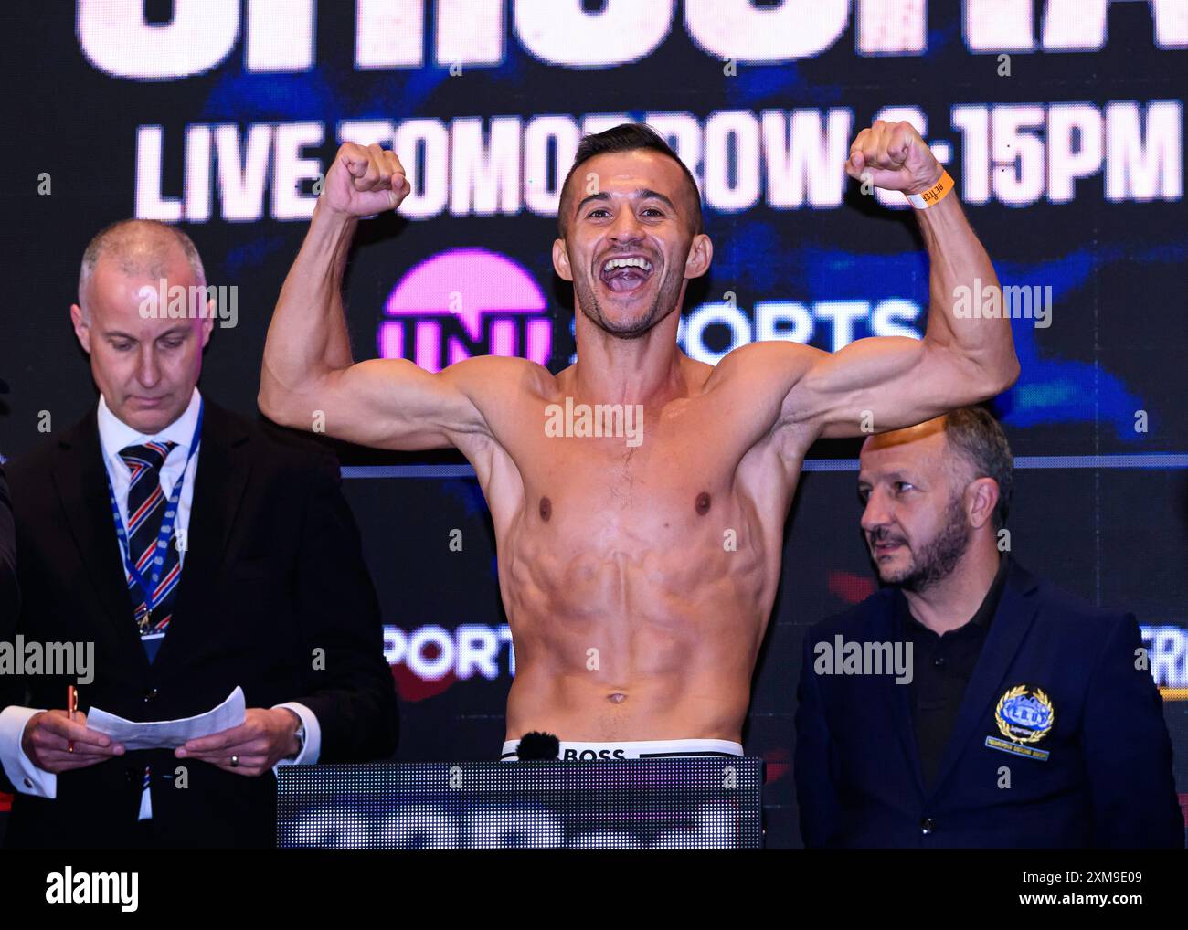 LONDON, UNITED KINGDOM. 26 Jul, 24. Ionut Baluta during Joyce vs ...