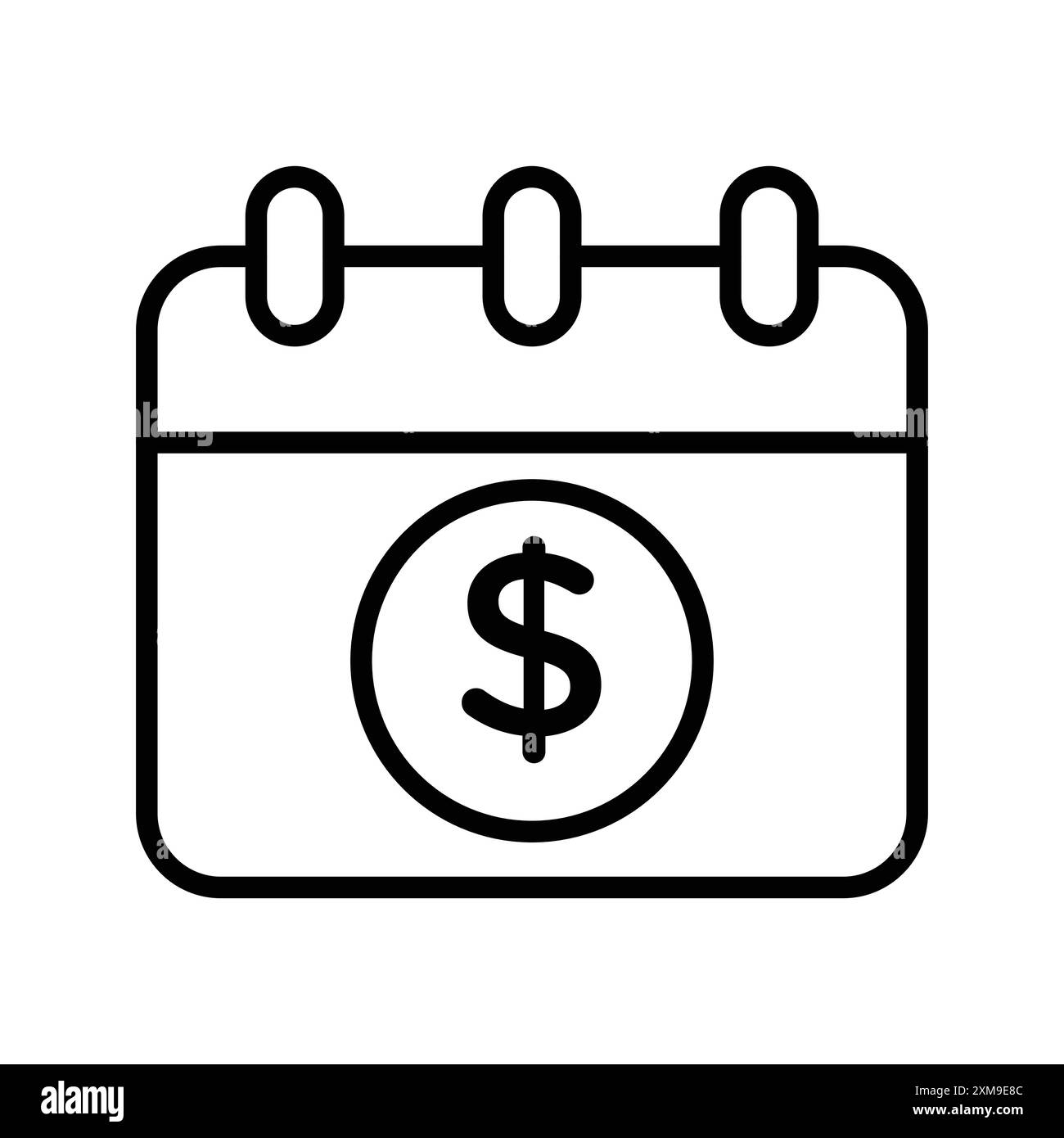 Payday icon linear logo mark set collection in black and white for web Stock Vector Image & Art ...