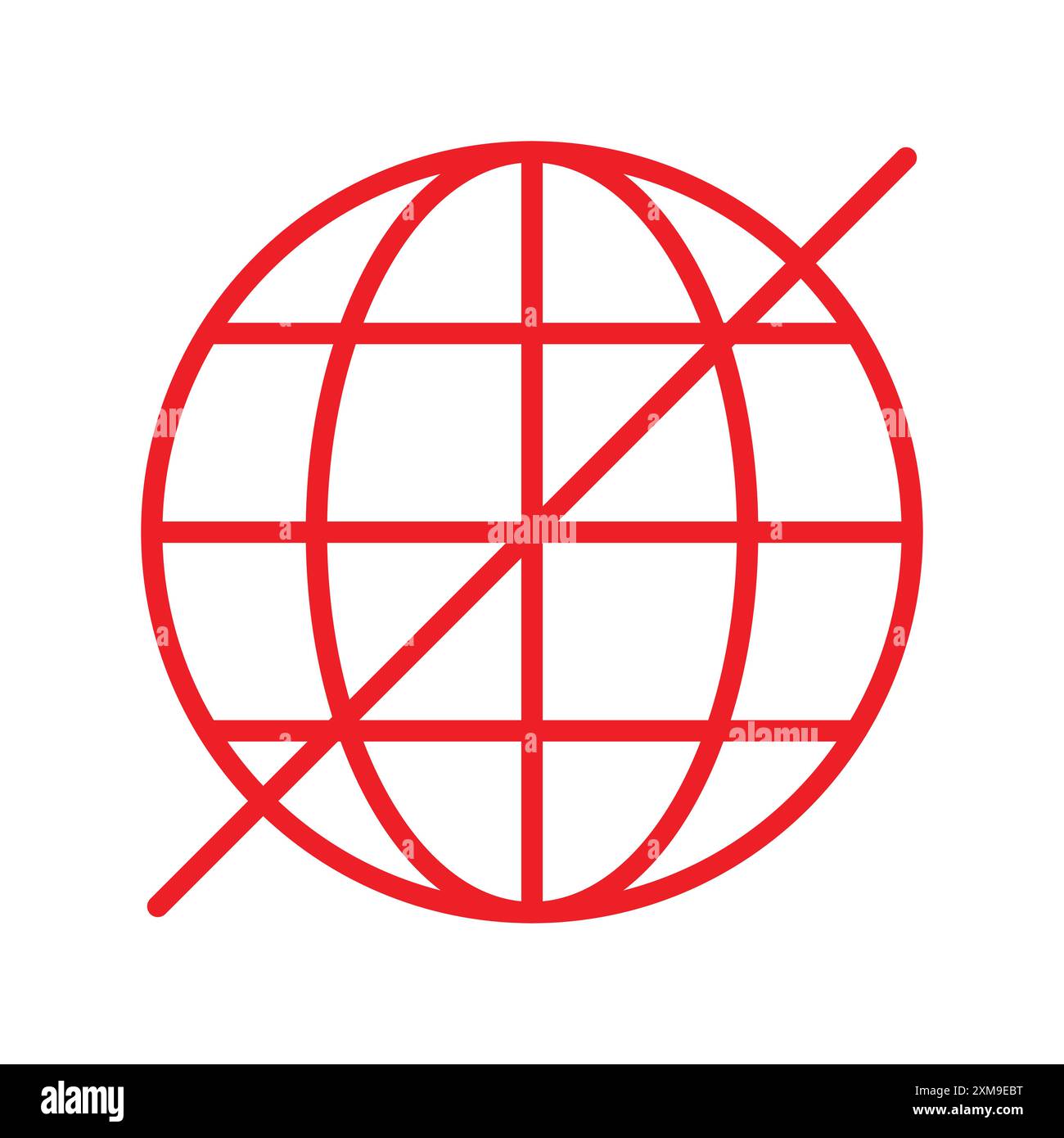 offline icon linear logo mark set collection in black and white for web ...