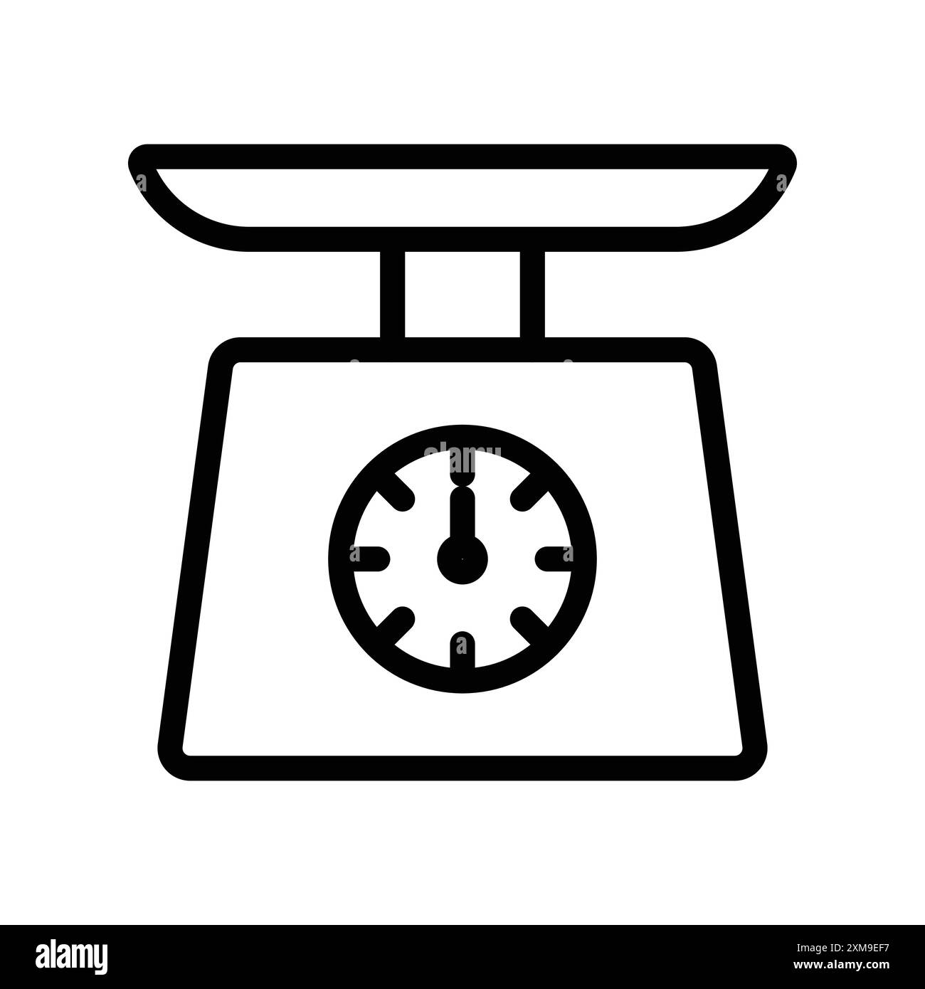 Scales icon linear logo mark set collection in black and white for web ...