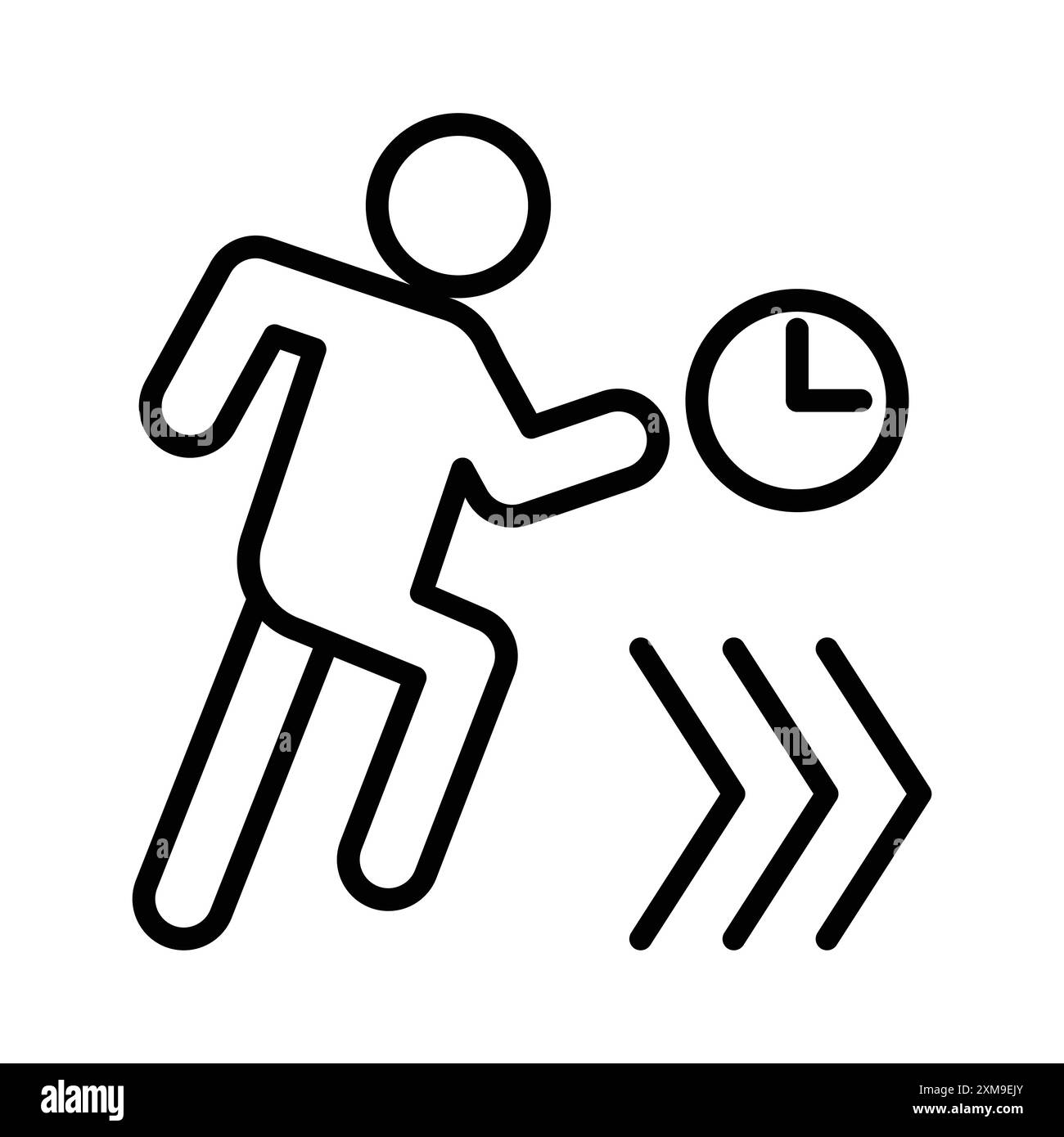 Woman speed walk exercise Stock Vector Images - Alamy