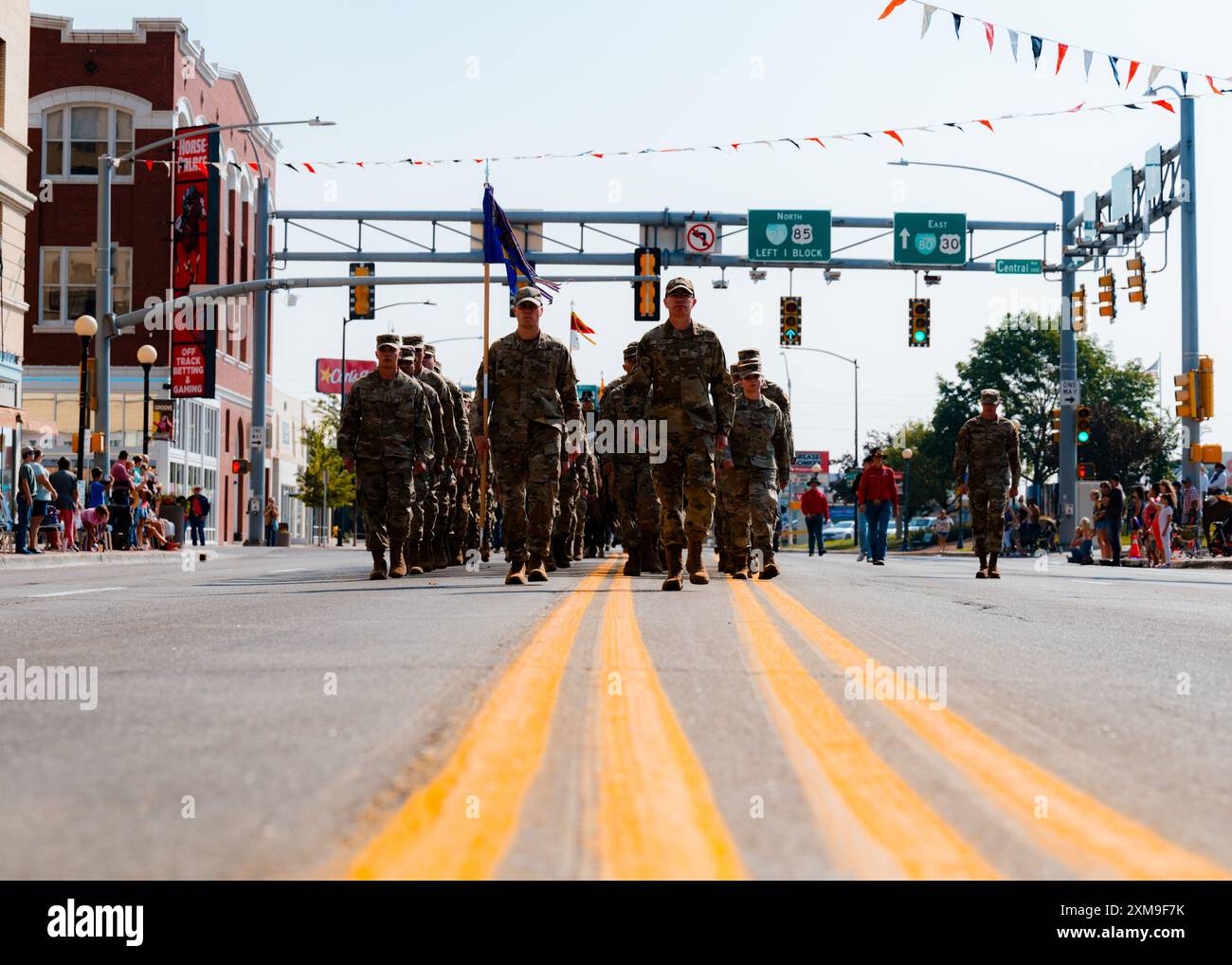 U.S. Air Force Airmen participate in Cheyenne Frontier Days’ Grand ...