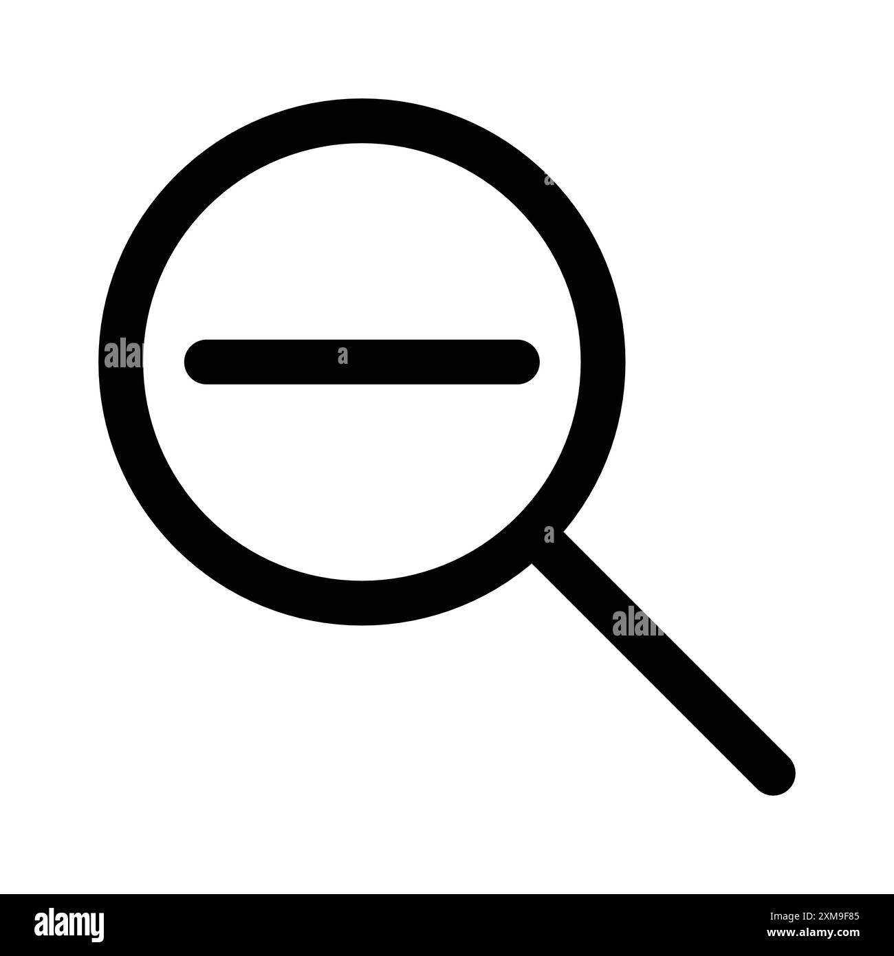 Zoom out icon linear logo mark set collection in black and white for ...