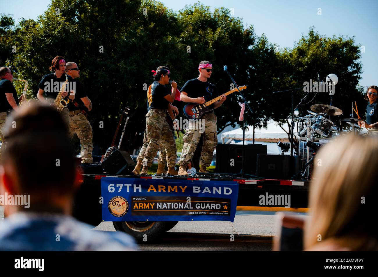 U.S. Army National Guard Soldiers participate in Cheyenne Frontier Days ...