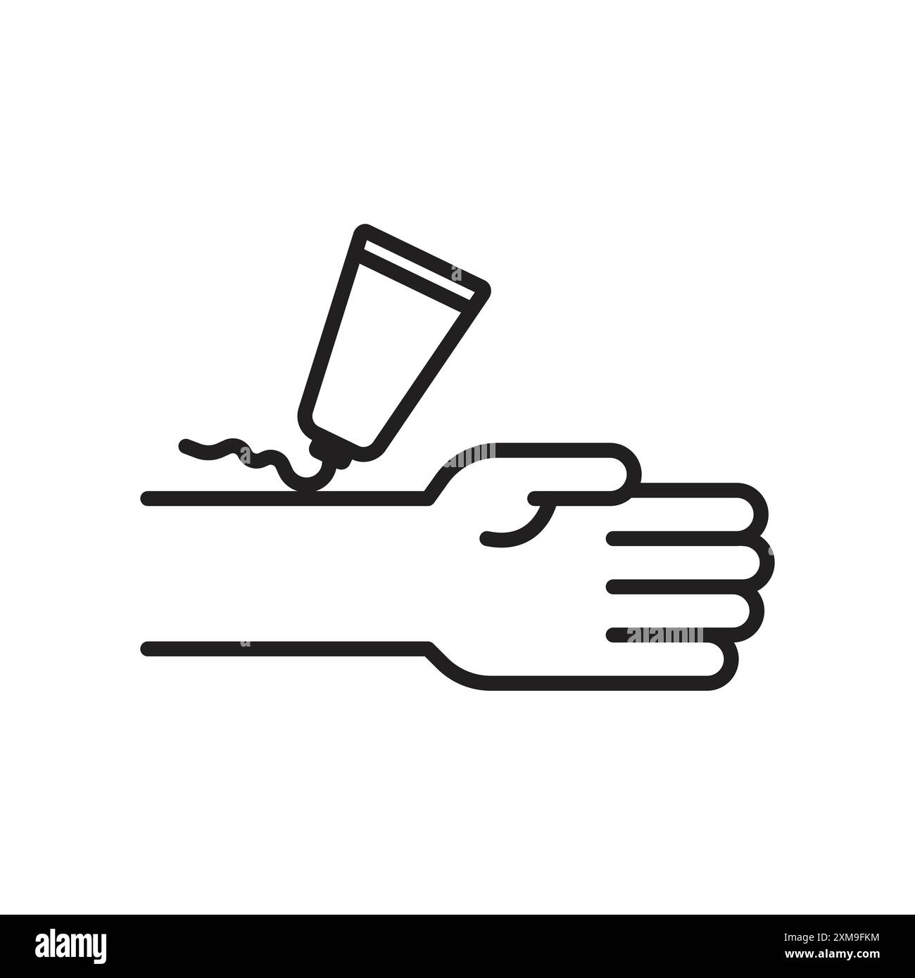 relief gel on arm icon linear logo mark set collection in black and ...