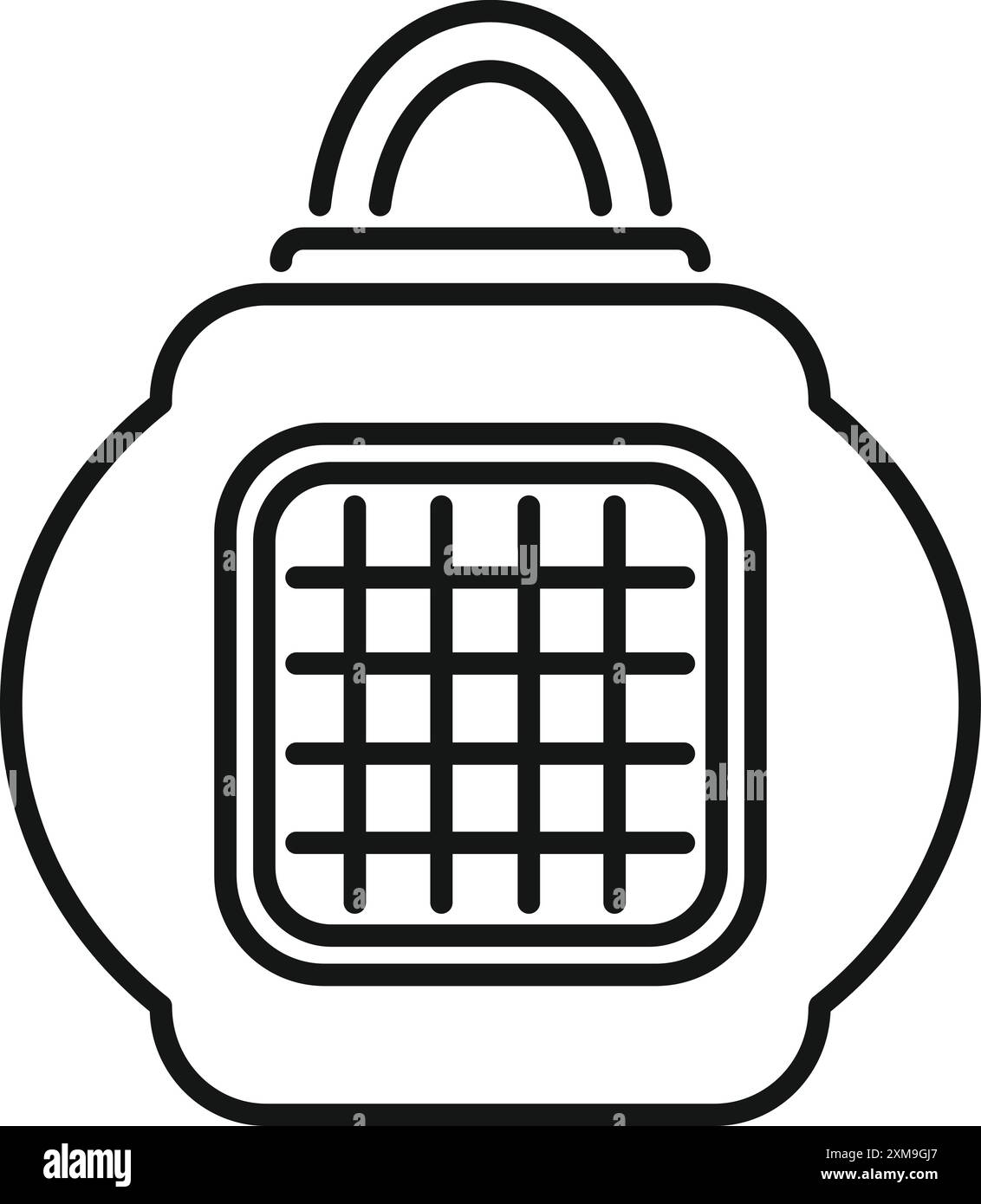 Cat carrier bag icon Black and White Stock Photos & Images - Alamy