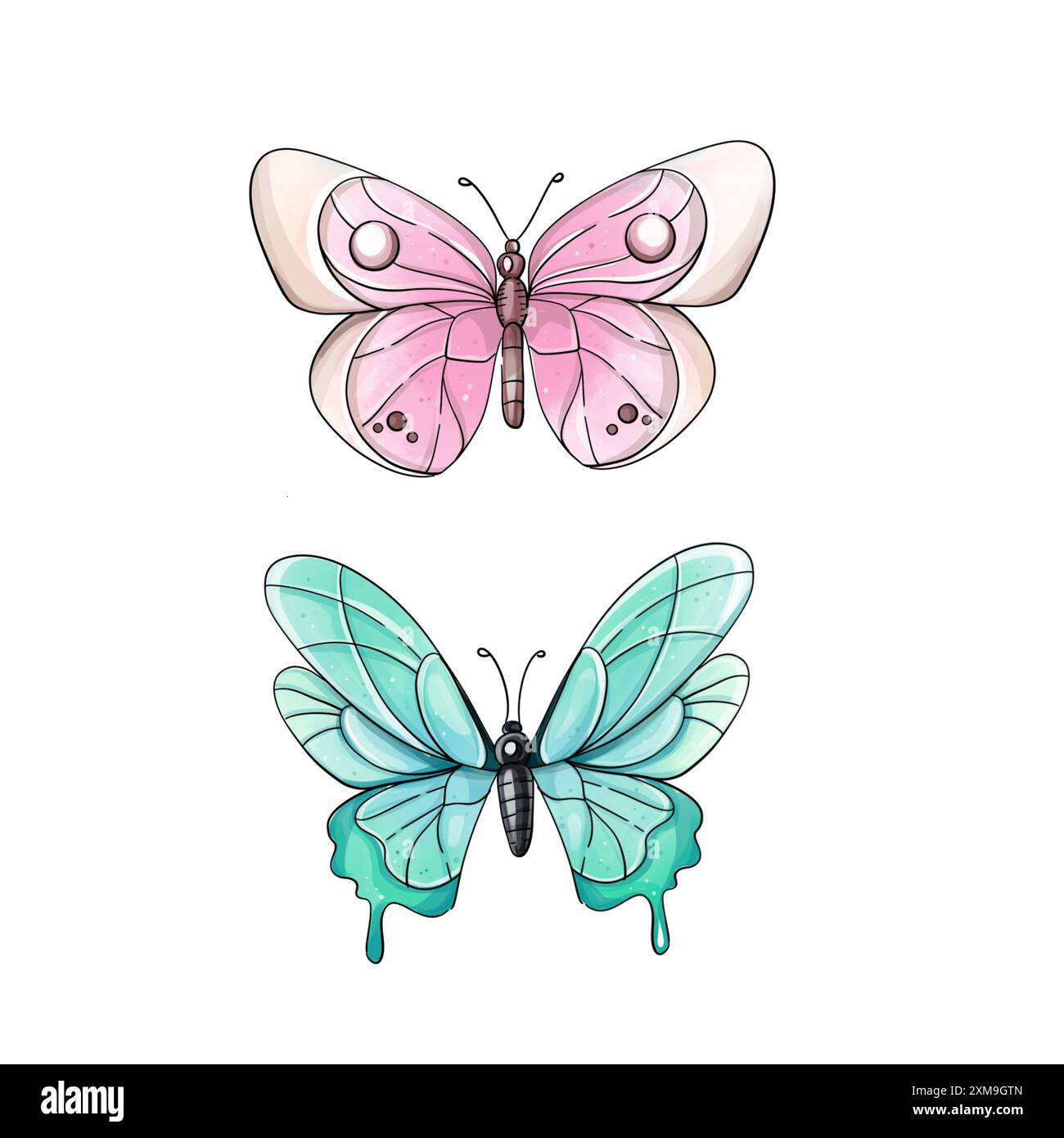 Spring Butterfly Clip Art Amazon.com: BeYumi 45Pcs Butterfly Cutouts