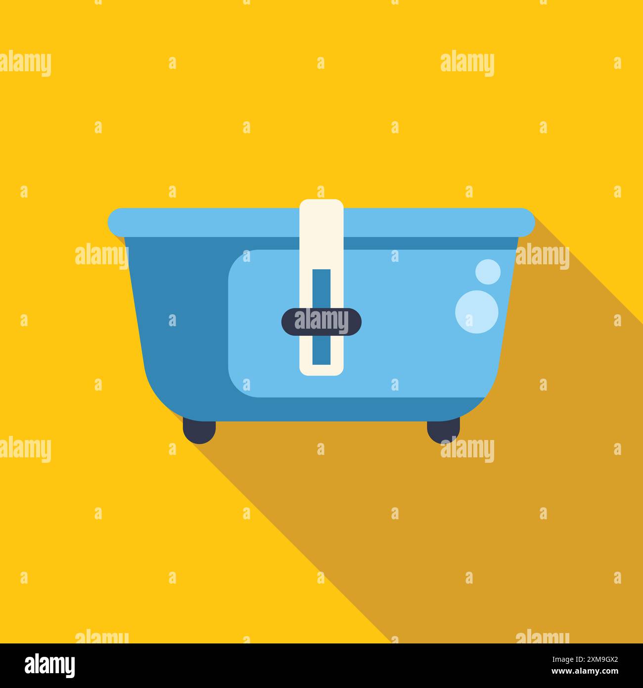 Bathtub isolated side view Stock Vector Images - Alamy