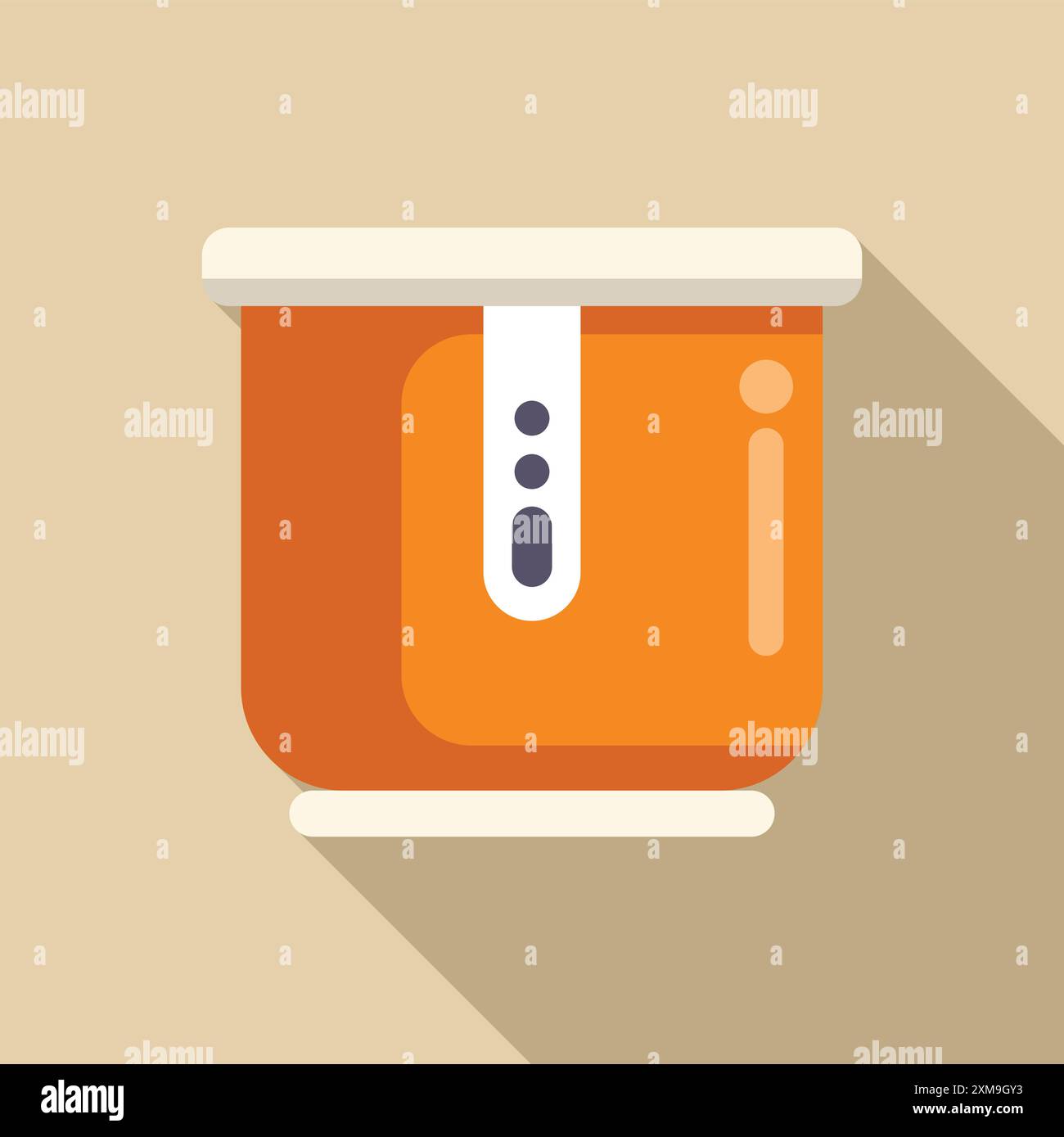 Modern multicooker icon representing the convenience of cooking ...
