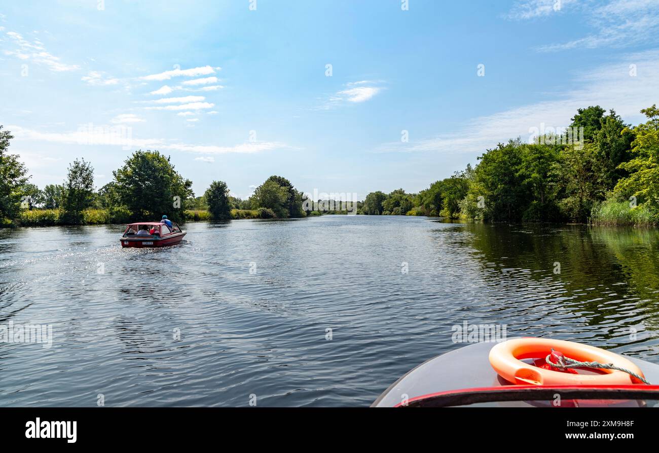 Boating on the River Yare near Norwich, Norfolk Stock Photo - Alamy