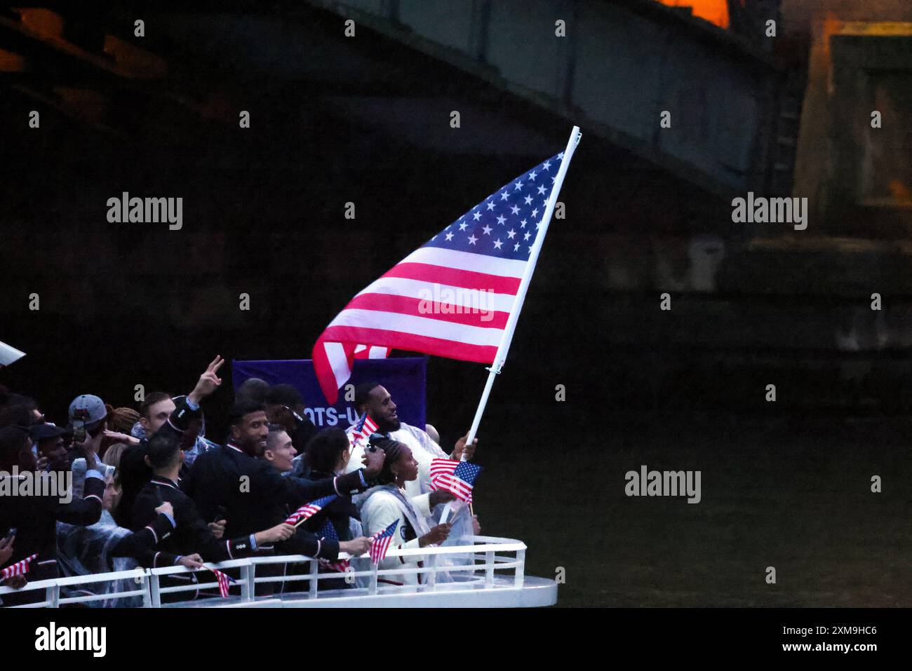 Lebron james opening ceremonies paris hi-res stock photography and ...