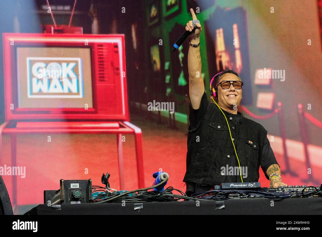 Lulworth, UK. 26th July, 2024. Born to English mother, and Chinese ...