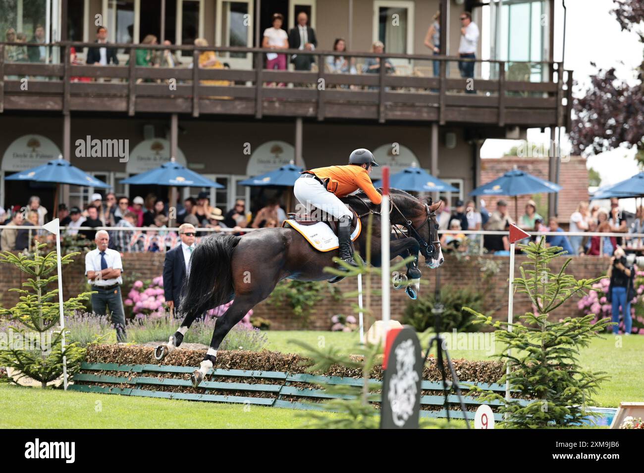 Bas MOERINGS of the Netherland with IPSTHAR during the CSI5* Agria ...