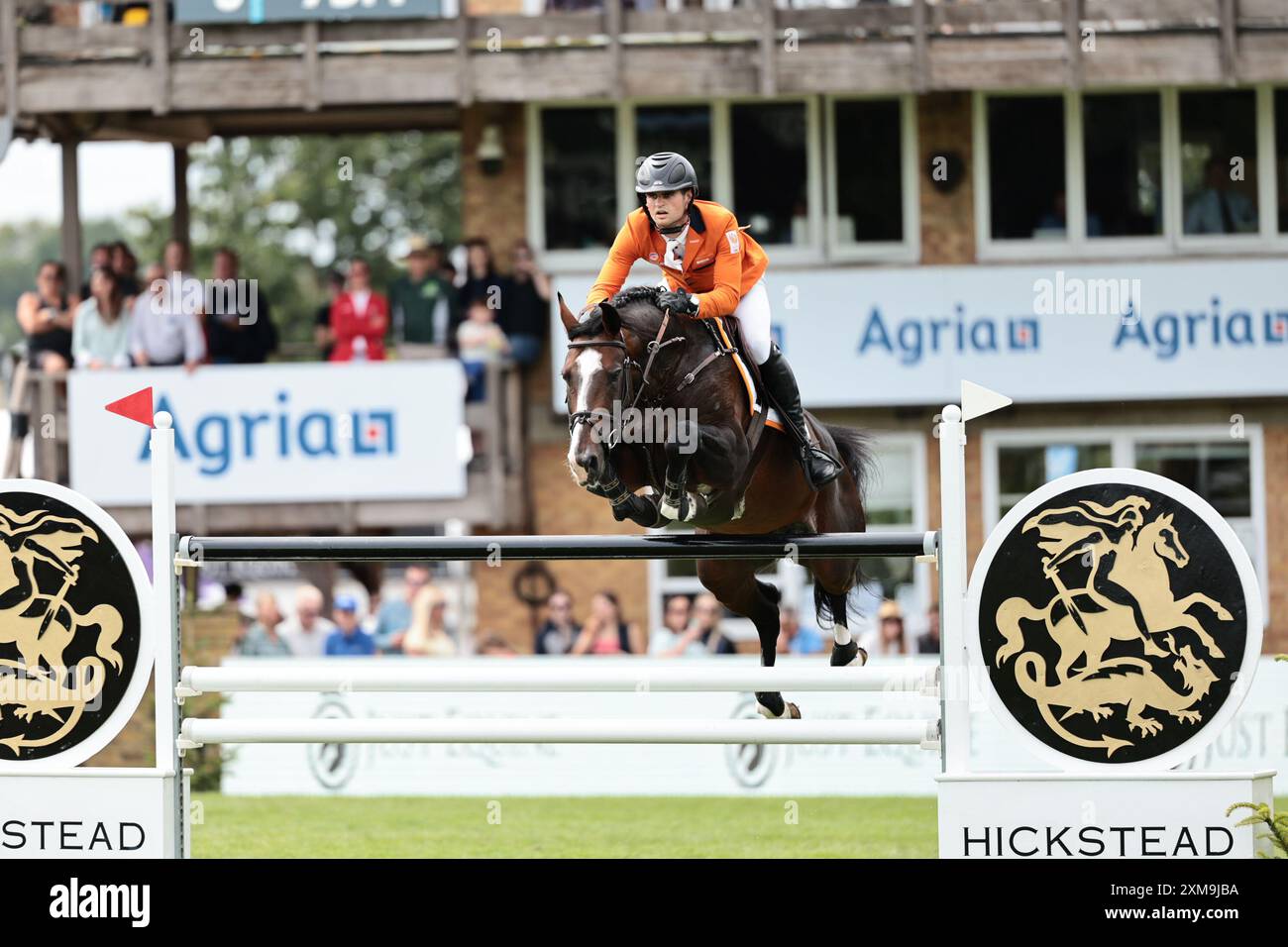 Bas MOERINGS of the Netherland with IPSTHAR during the CSI5* Agria ...