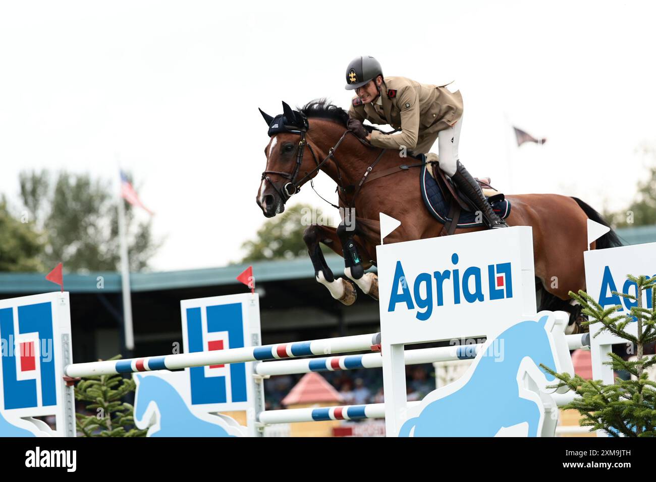 Alberto ZORZI of Italy with CORTEZ VAN'T KLEIN ASDONK Z during the CSI5 ...