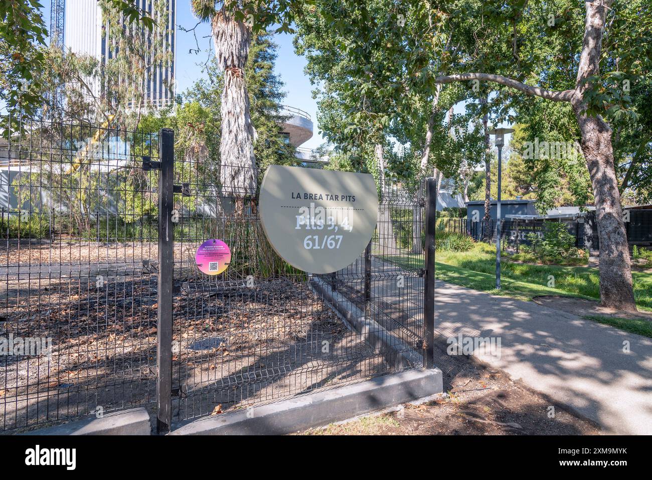 Los Angeles, CA, USA: July 26 2024: Pit numbers 3 and 4 excavation ...