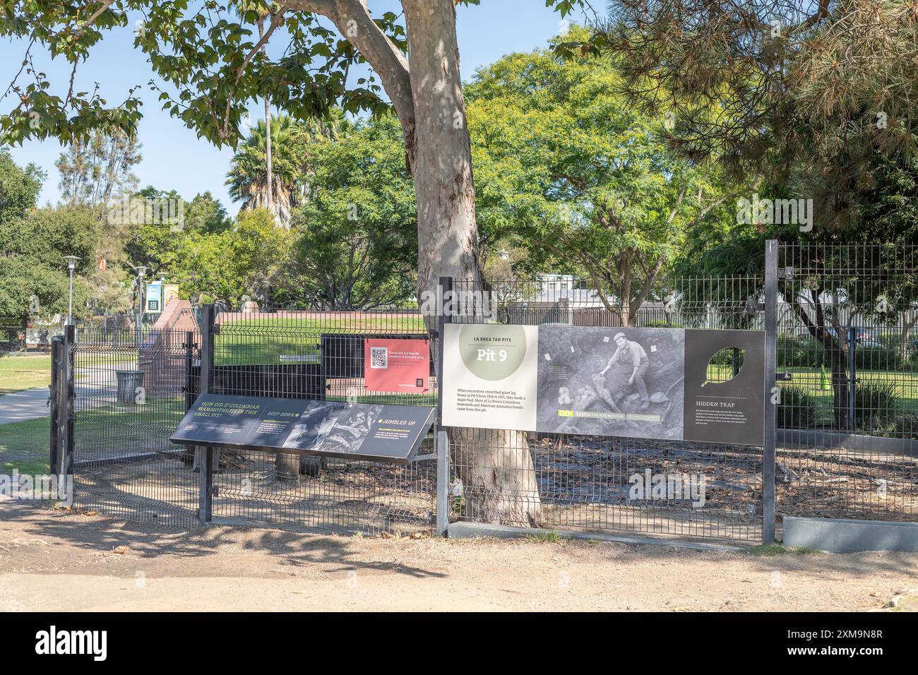 Los Angeles, CA, USA: July 26 2024: Pit number nine excavation site at ...