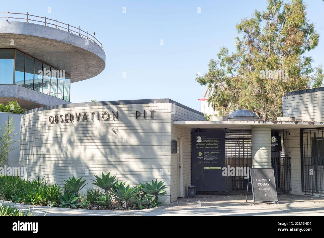 Los Angeles, CA, USA: July 26, 2024: Entrance to the navigation pit ...