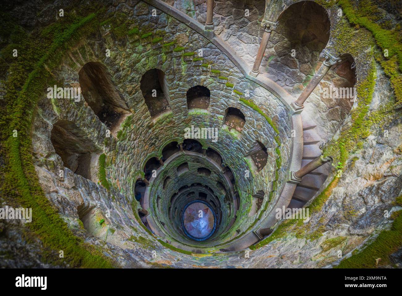 The Initiation Well in Quinta de Regaleira, Sintra, Portugal Stock ...