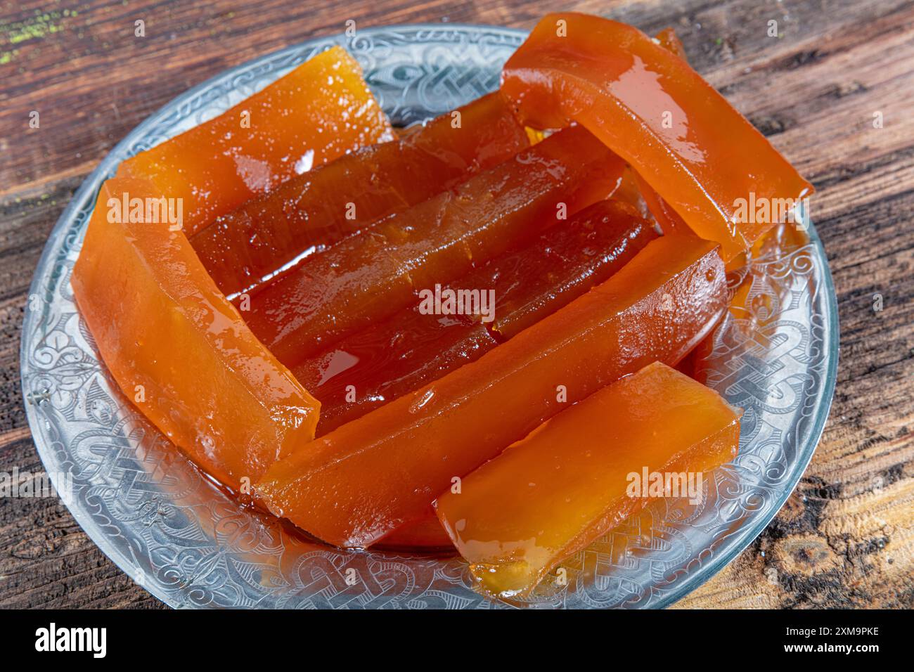 Turkish traditional Pumpkin Dessert (kabak tatlisi). Turkish Crispy ...